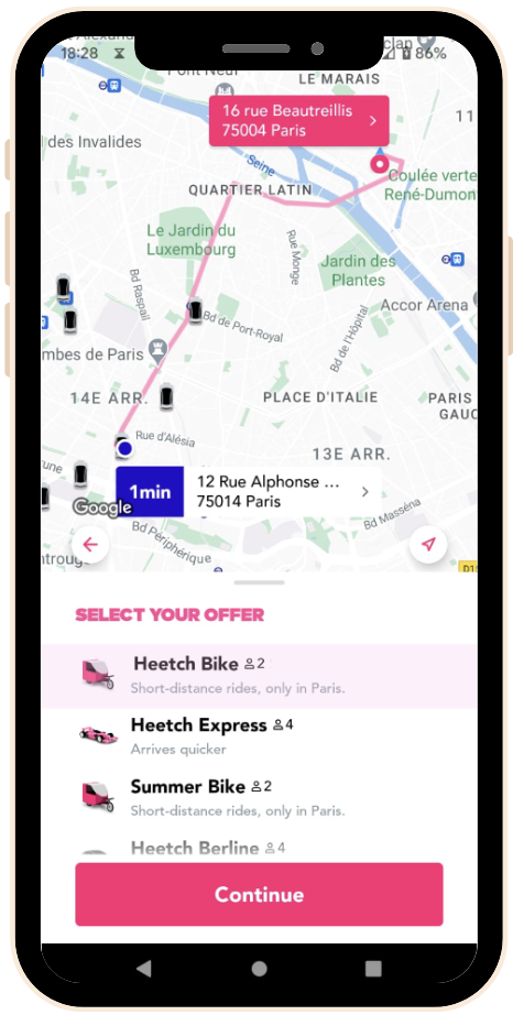 Devenez chauffeur à vélo - Bimboum x Heetch Bike